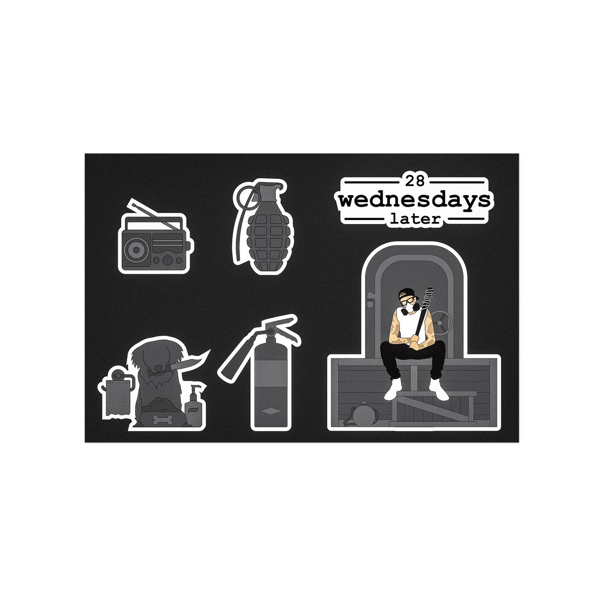 28 Wednesdays Later Sticker Sheet – Chris Webby