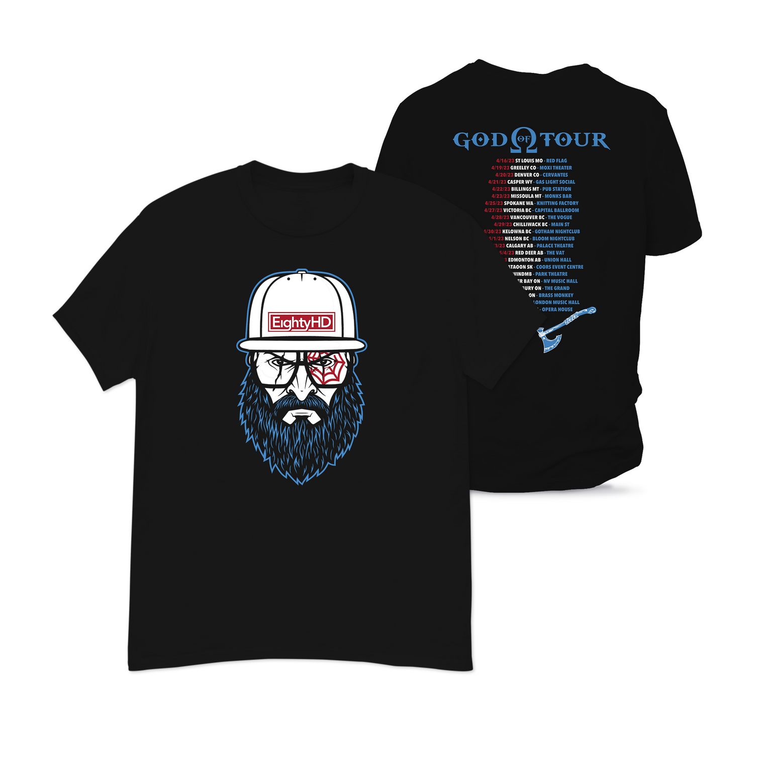God of Tour T-shirt – Chris Webby
