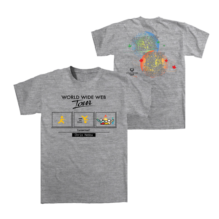 World Wide Web Tour Part 5 T-shirt (Canada) – Chris Webby